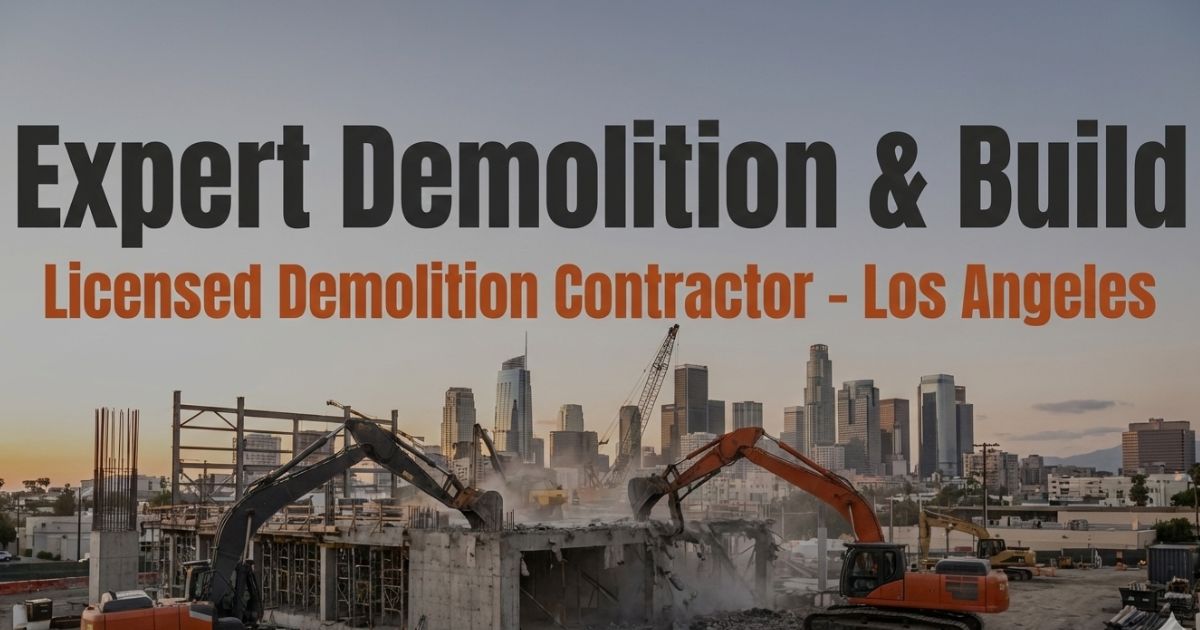 Home - Expert Demo Build | Licensed Demolition Contractor In Los Angeles
